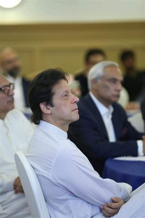 Chairman Pti Imran Khan And Asad Umar Meets Members Of Pakistan Business