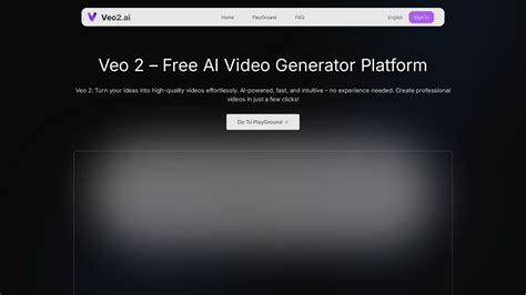 Veo 2 AI Video Generator-Veo2.ai