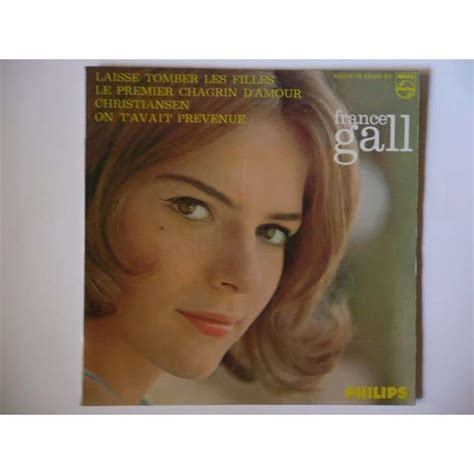 Laisse Tomber Les Filles De France Gall EP Chez Platine Ref