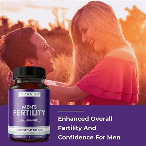 Zanapure Premium Mens Fertility Capsules Prenatal And Multivitamin For