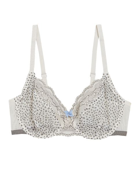 Buy Lace Trim Wired Full Cup Bra A E At Marks And Spencer