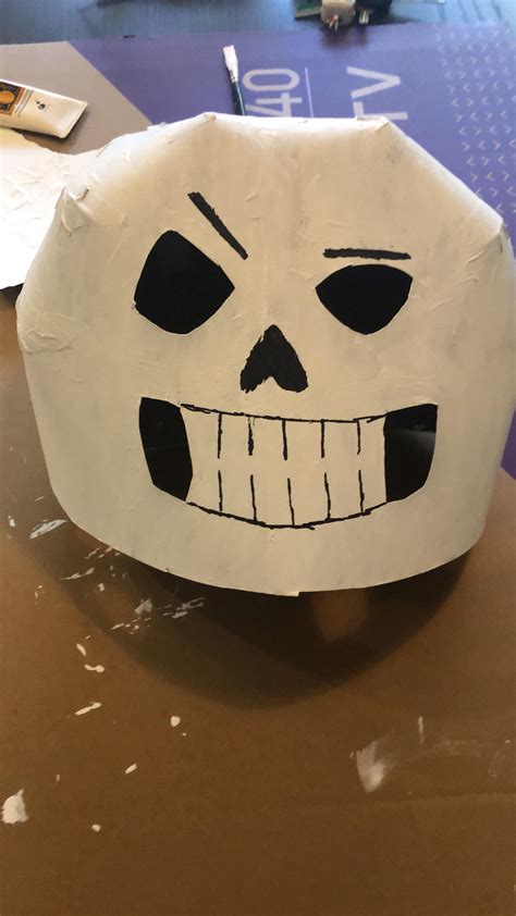My Papyrus Mask For My Halloween Costume Rundertale