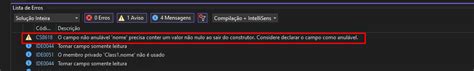Quando eu declaro as variáveis na classe aparece o seguinte erro Alguém sabe me explicar o