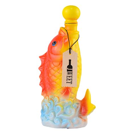 750ml Fish Shape Designed Porcelain Liquor Bottle Fish Bottle And