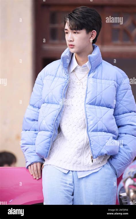 Chinese Actor And Model Rong Zishan Attended The Dior X Erl Activity In