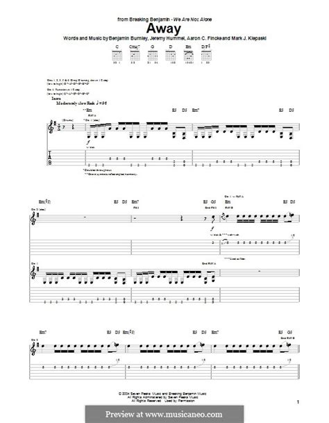 Away Breaking Benjamin By Ac Fincke B Burnley J Hummel Mj