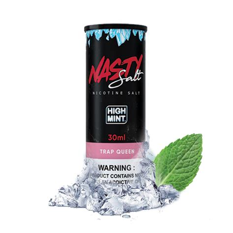 LÍquido Nasty Nicsalt Trap Queen High Mint 30ml Positive Burn