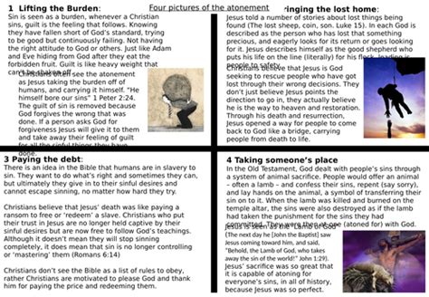 Aqa Gcse Re Rs Christianity Beliefs Complete Unit 9 Lessons