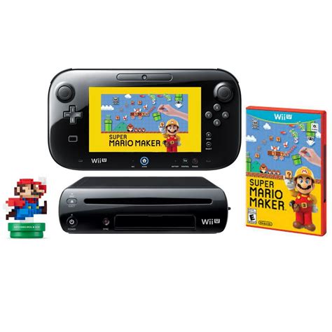 Refurbished Nintendo Wii U Wiiu Super Mario Maker Console Deluxe Set