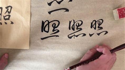 《照》字草书的两种写法 草书快速入门 荣庆讲草书 Youtube