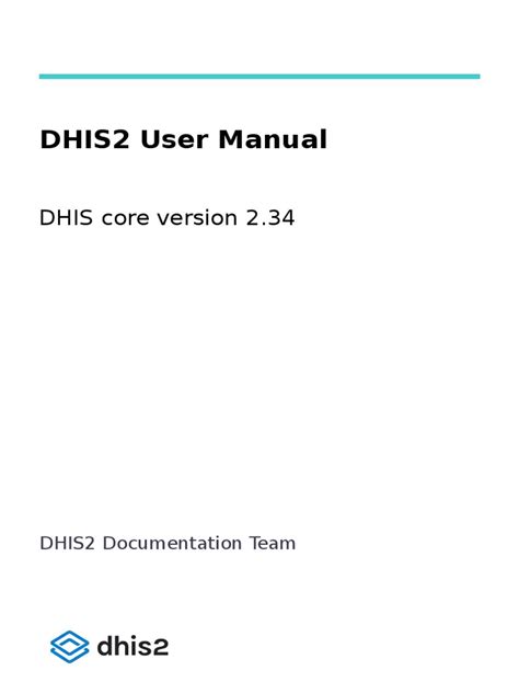 Dhis2 User Manual Pdf