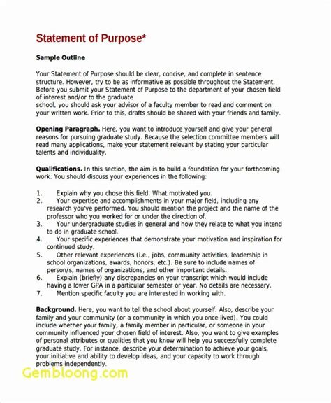 Personal Statement Of Intent