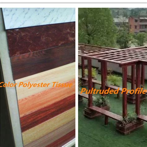 Different Color Polyester Tissue For Pultruded Profile Polyester
