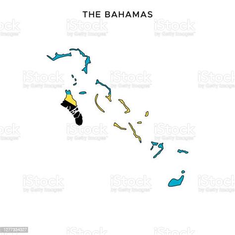 플래그 벡터 스톡 일러스트 디자인 템플릿이 있는 바하마 맵입니다 편집 가능한 스트로크 0명에 대한 스톡 벡터 아트 및 기타 이미지 0명 개념 개념 기호 Istock