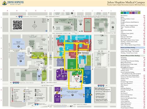 Johns Hopkins University Campus Map Map