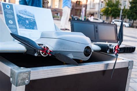 Kyiv Ukraine August 25 2024 FPV Drone UAV Remotely Piloted Vehicle