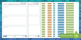 Ficha De Actividad Sumas Con Policubos Teacher Made