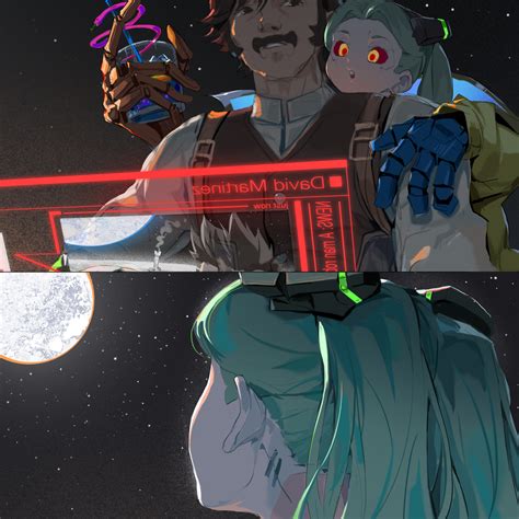 Rebecca Lucy David Martinez And Falco Cyberpunk And More Drawn By Huozhazha Danbooru