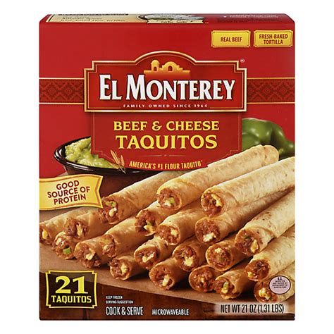 El Monterey Beef And Cheese Flour Taquitos Beef Priceless Foods