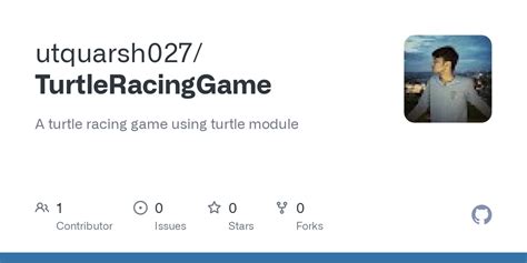 Github Utquarsh027turtleracinggame A Turtle Racing Game Using Turtle Module