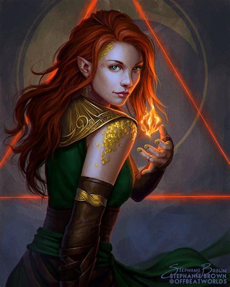 Stephanie Brown ☕ Artist On Patreon 👻 On Twitter Female Elf Character Portraits Fantasy Girl