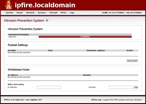 Cant Enable IPS On IPFire 2 27 Core 167 Intrusion Prevention IPFire Community