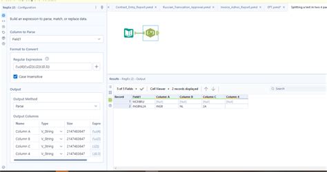 Solved Splitting A Text In Two 4 Parts Alteryx Community