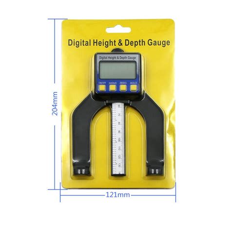 Digital Tread Depth Gauge Tester Measure Tool Lcd Grandado