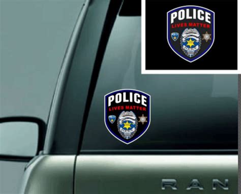 Vinyl Decal Police Lives Matter Support The Police Police Police