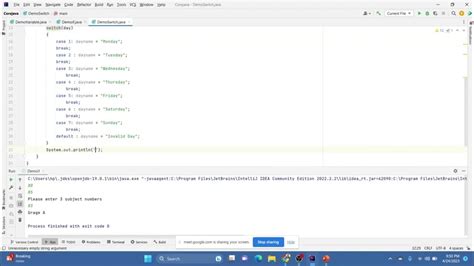 Switch Case Statement In Java Java Complete Course Youtube