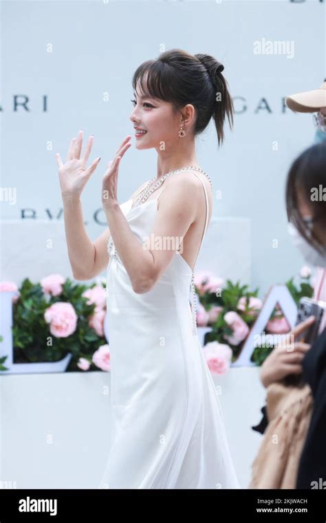 Chinese Actress And Singer Jenny Zhang Attended The Bvlgari Activity In