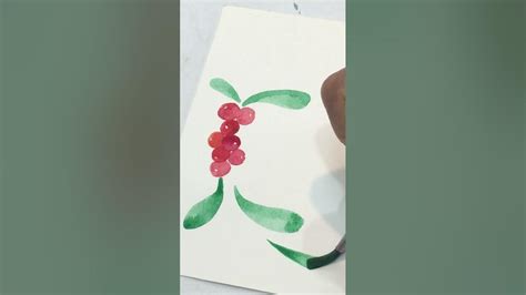랑카의 수채화 크리스마스카드 그리기 Youtube