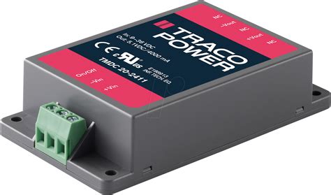 Tmdc 20 4818 Dc Dc Converter Tmdc 20 20 W 18 75 48 Vdc 042 A At Reichelt Elektronik