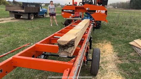 FIRST TIME Using New 2023 WoodMizer LT 15 YouTube