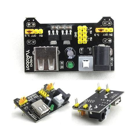 Breadboard Power Supply บอร์ดสำหรับจ่ายไฟเลี้ยงให้บอร์ดทดลอง สต็อกไทย