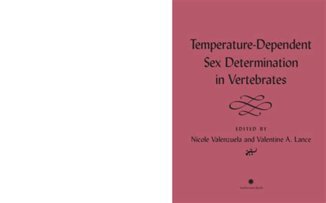 Pdf Temperature Dependent Sex Determination In Vertebrates