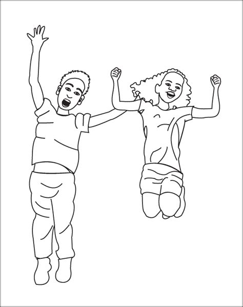 Jump简笔画 千图网
