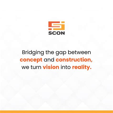 Turning Ideas Into Reality With Scon Scon Projects Pvt Ltd Posted