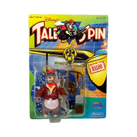 Disneys Tale Spin Baloo Playmates Vintage Action Figure Moc 90s The Secret Toy Society