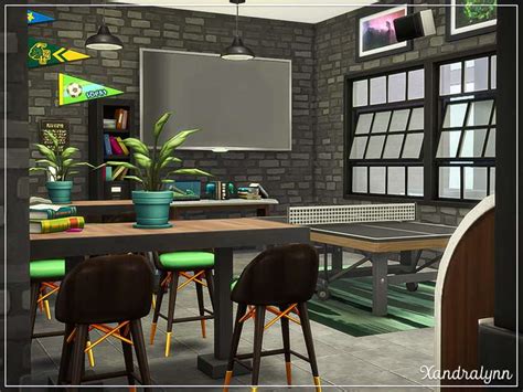 Студенческое кафе Лоты Моды для Sims 4