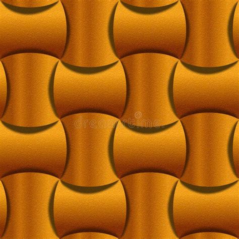 Abstract Paneling Pattern Seamless Background Orange Texture Stock Illustration