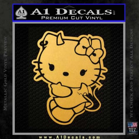 Hello Kitty Devilish Decal Sticker D2 A1 Decals