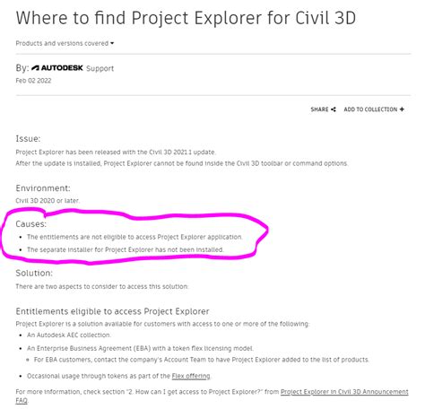 solved civil 3d 2021 project explorer autodesk community