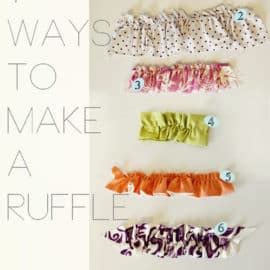 Sewing 101 How To Make A Ruffle And RUFFLES 2013 See Kate Sew