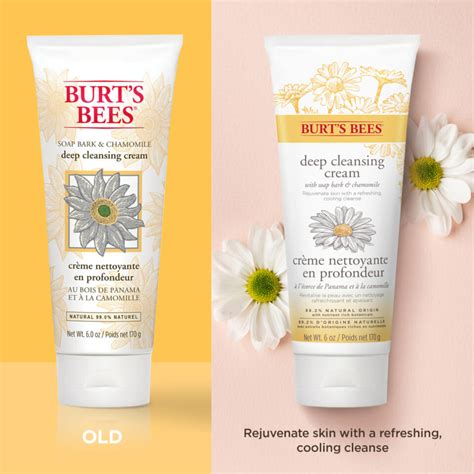 Burts Bees Soap Bark And Chamomile Deep Cleansing Cream 170g Free