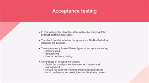 Types Of Software Testing Definition Objectives And Advantages Ppt