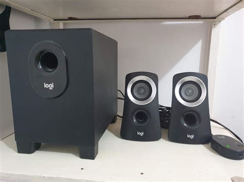 Logitech Speaker System With Subwoofer Audio Soundbars Speakers And Amplifiers On Carousell