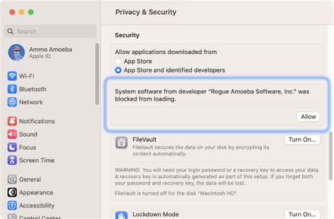 Rogue Amoeba How To Repair The Ace Component