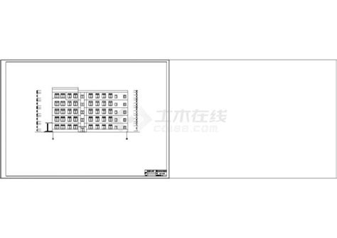 辽阳市 某五层砖混结构中学教学楼建筑结构cad设计方案图教育建筑土木在线