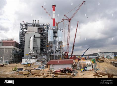 Waste Management Plant Recycling Factory With Chimneys Industrial